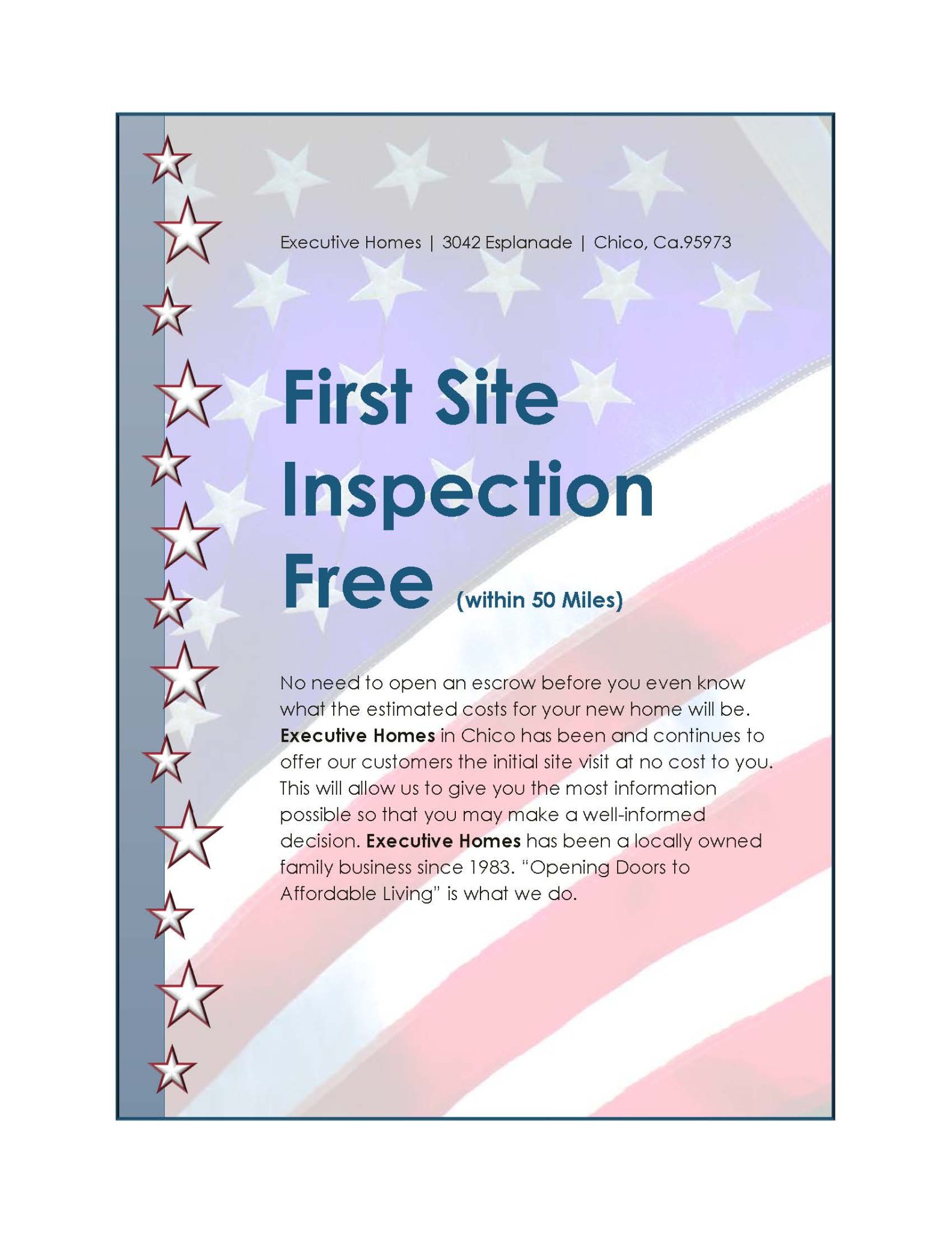 Current Promotions | Manufactured Homes | Executive Homes